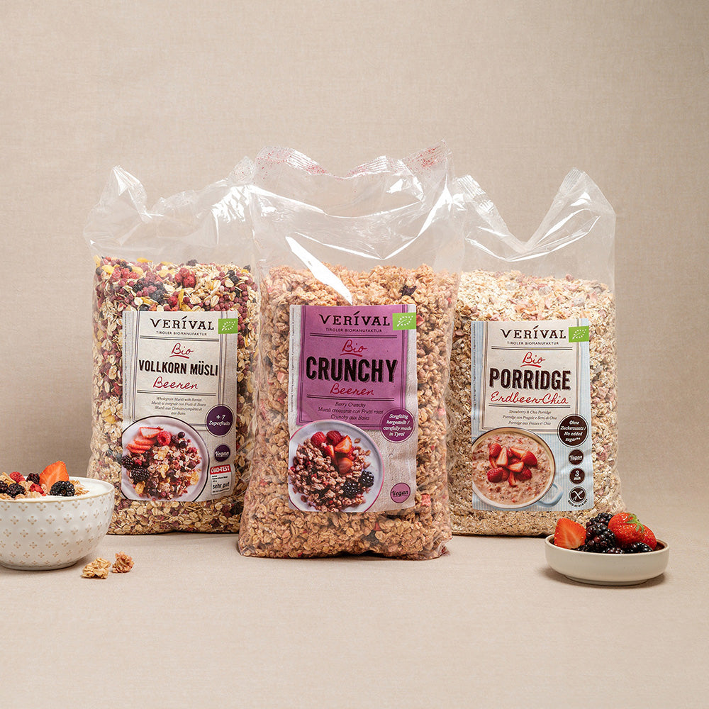 Buy bulk packs of muesli, porridge and granola – Verival